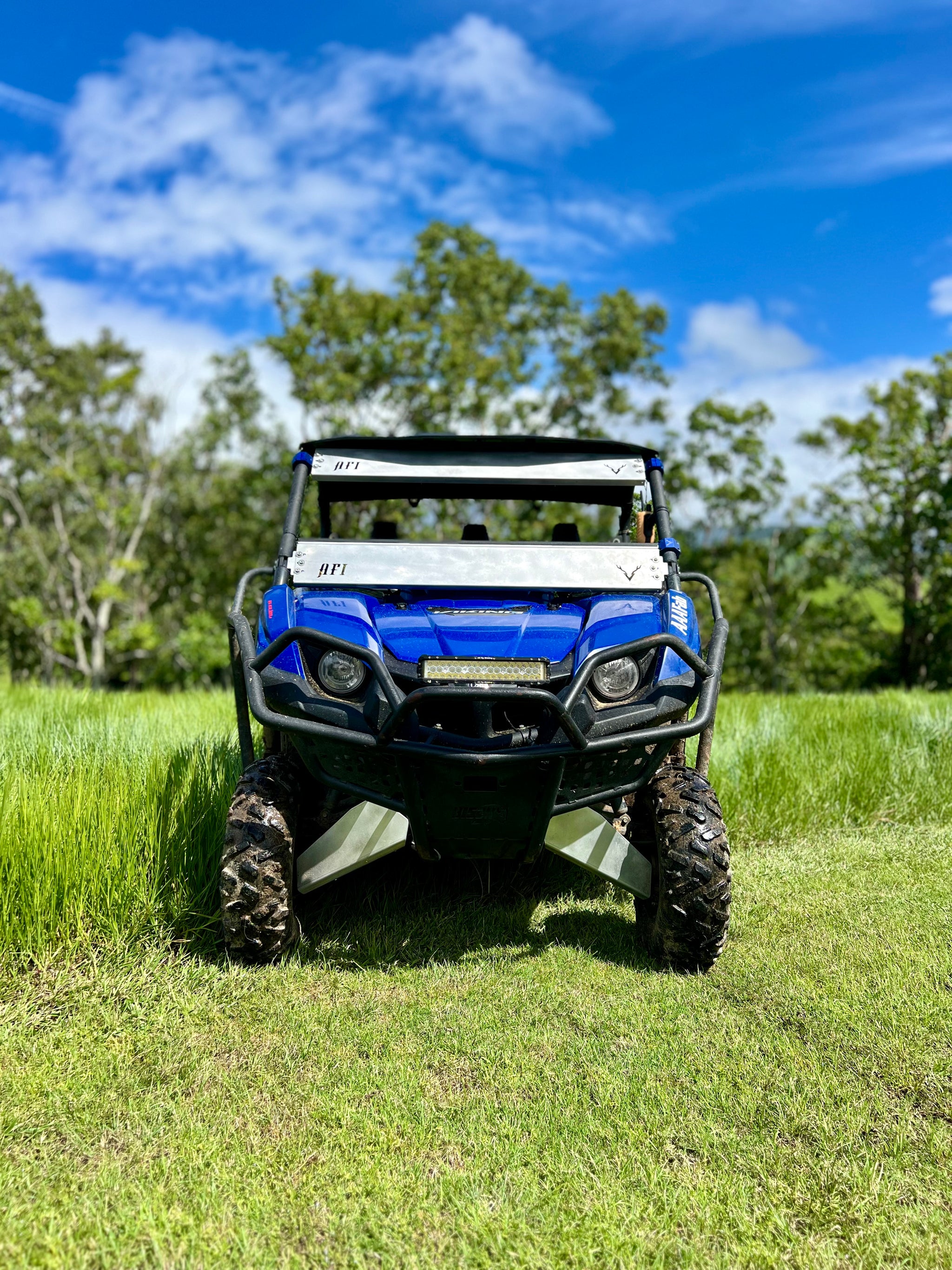 Yamaha Viking Gun Rack/wind deflector – Advanced Fabrication Industries
