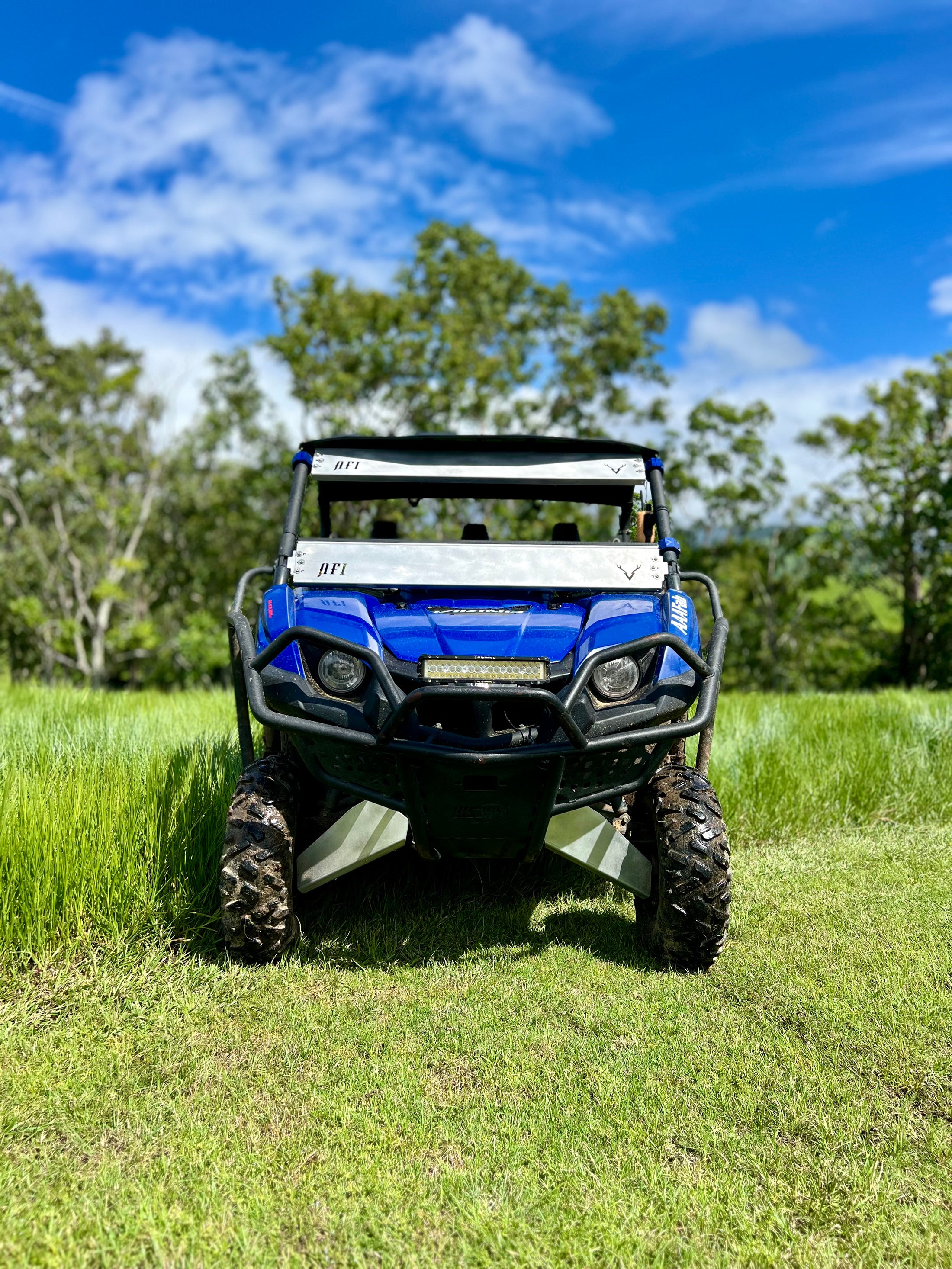 Yamaha Viking Gun Rack/wind deflector – Advanced Fabrication Industries