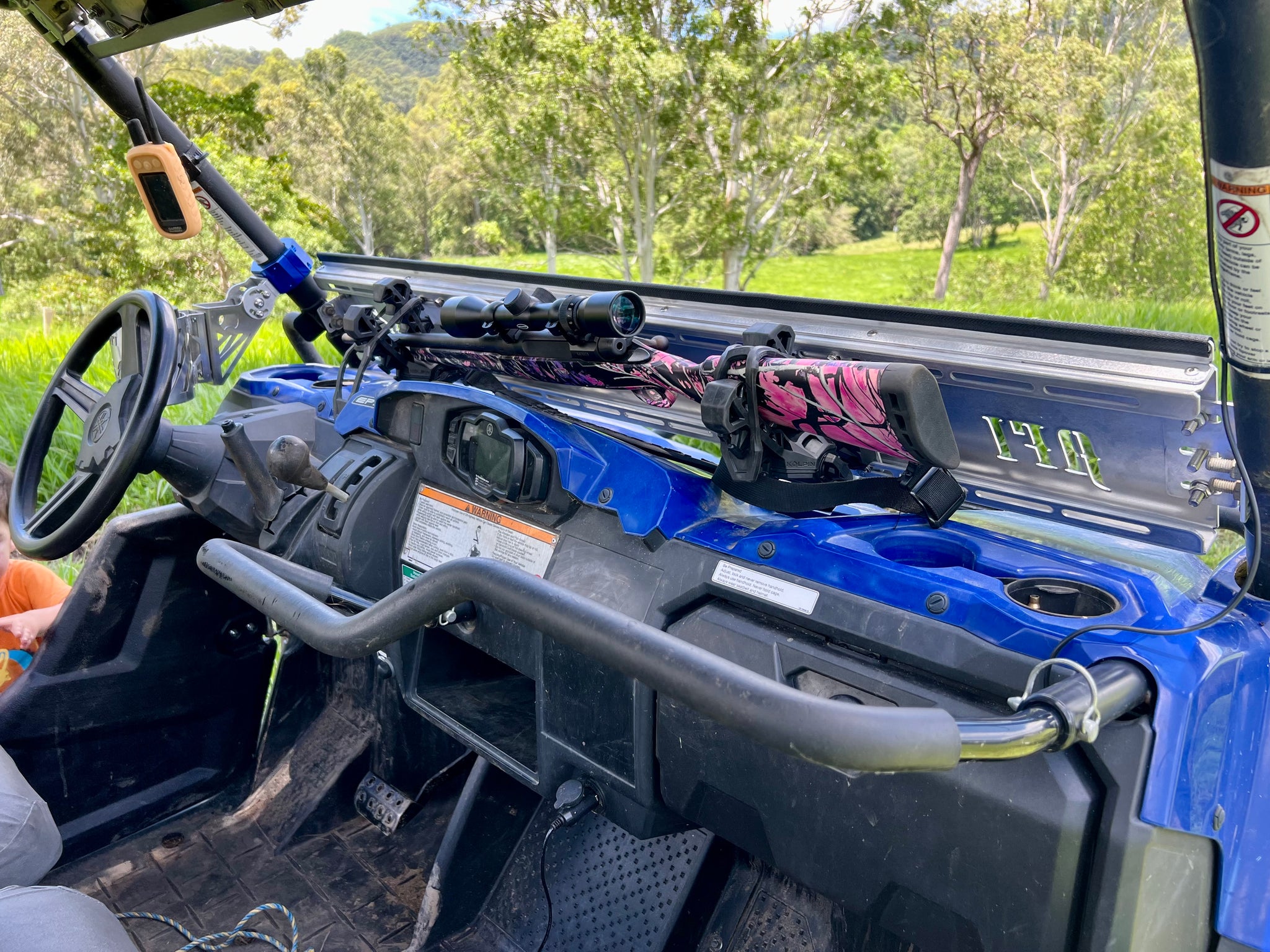 Yamaha Viking Gun Rack/wind deflector – Advanced Fabrication Industries