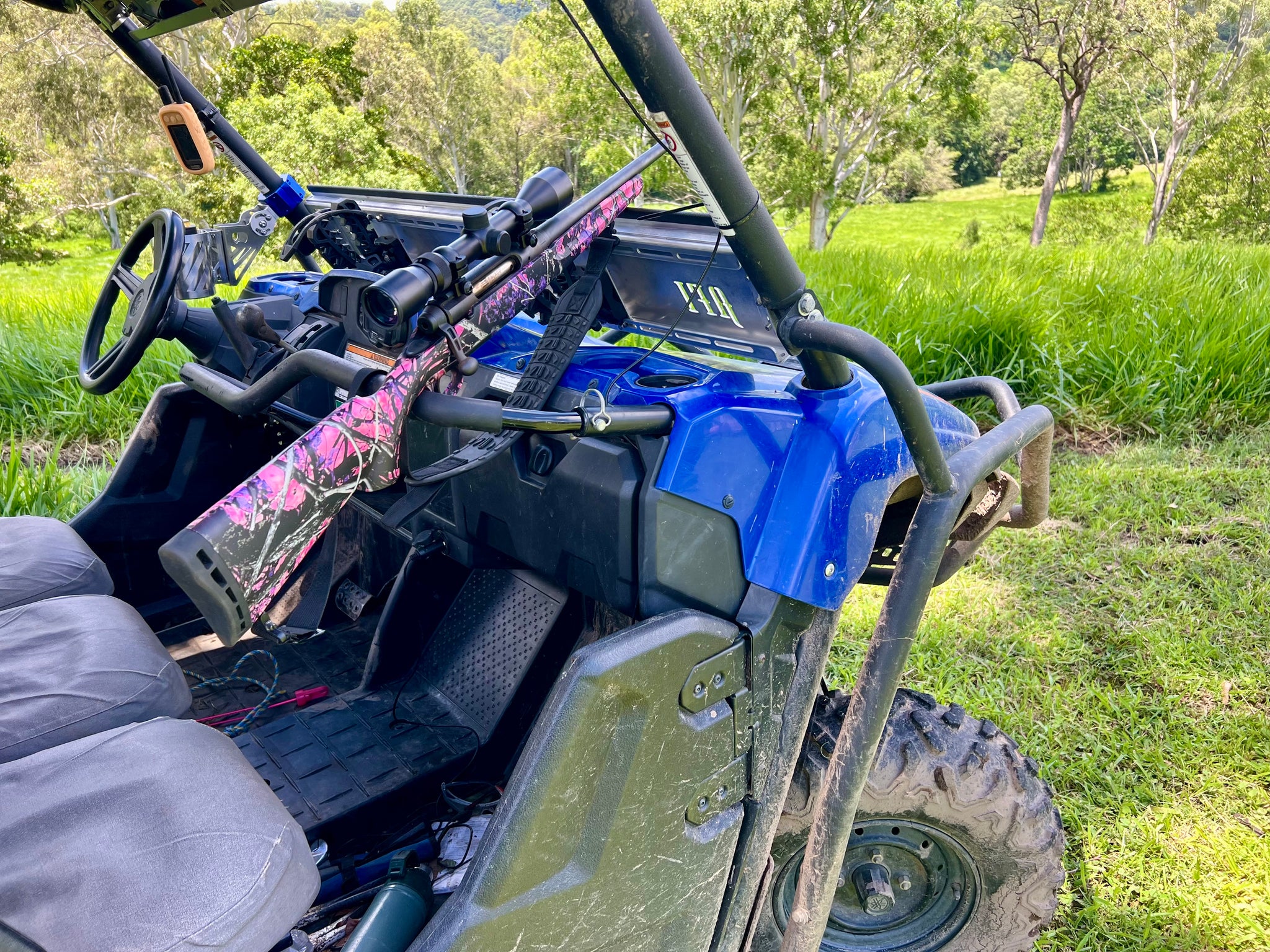 Yamaha Viking Gun Rack/wind deflector – Advanced Fabrication Industries